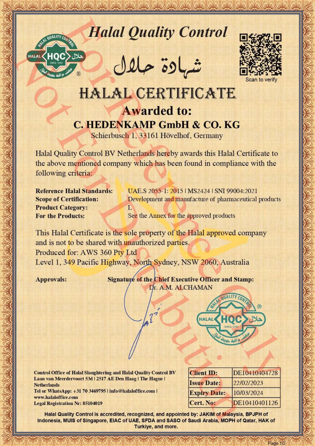 Halal Certification
